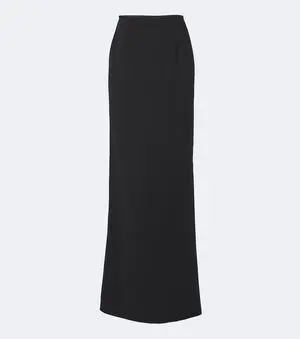 TOM FORD Silk Crêpe Maxi Skirt - Black