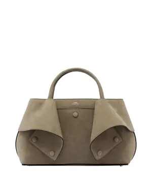 TOTEME Mercer Small Leather Top-handle Bag - Grey