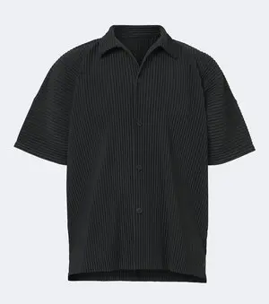 Issey Miyake Homme Plissé Monthly Colors: August Pleated Shirt - Grey