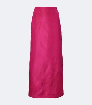 Valentino Garavani Silk Satin Maxi Skirt