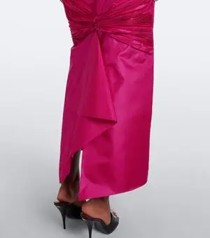 Valentino Garavani Silk Satin Maxi Skirt