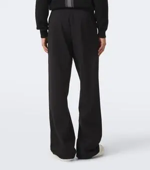 Gucci Cotton-blend Jersey Wide-leg Pants