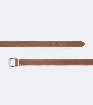 Agnona Suede Belt - Brown