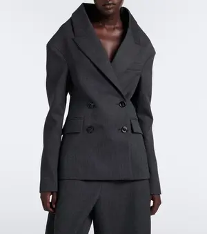 Balenciaga Double-breaster Wool Blazer