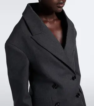 Balenciaga Double-breaster Wool Blazer