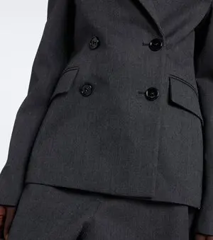 Balenciaga Double-breaster Wool Blazer