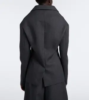 Balenciaga Double-breaster Wool Blazer