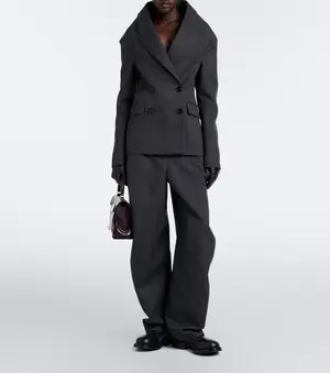 Balenciaga Double-breaster Wool Blazer