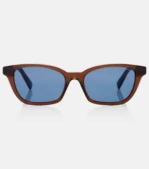 BVLGARI Tubogas Cat-eye Sunglasses Brown
