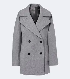 TOTEME Wool And Cashmere-blend Peacoat - Grey