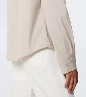 Miu Miu Cotton-blend Poplin Shirt
