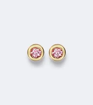 David Yurman Pavé 18kt Earrings With Tourmalines