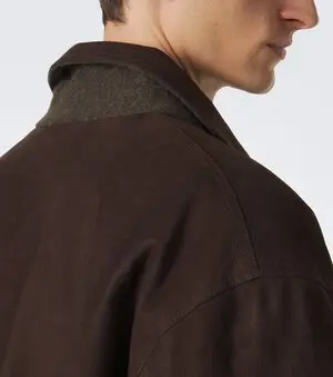 THE ROW Vana Reversible Leather Blouson Jacket
