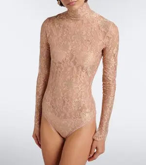 Valentino Garavani Sheer Lace Bodysuit