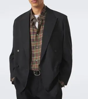 Acne Studios Plaid Flannel Shirt