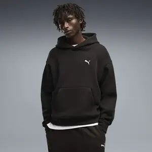 PUMA Essentials Heavy Fleece Oversized Hoodie Black