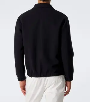 Eleventy Wool Bomber Jacket