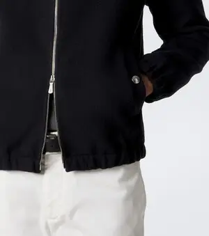 Eleventy Wool Bomber Jacket