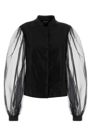 Giorgio Armani Satin Shirt - Black