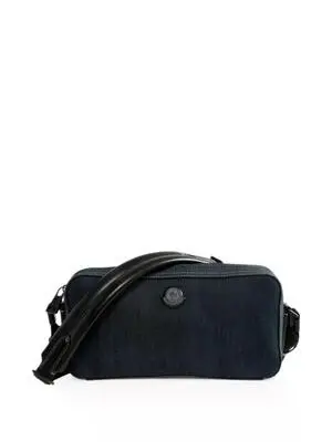 Moncler Carlo Denim Cross-body Bag - Blue