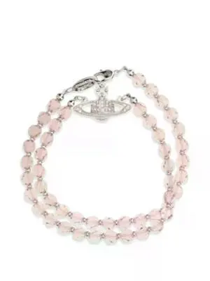 VIVIENNE WESTWOOD Messaline Orb Choker Necklace - Silver