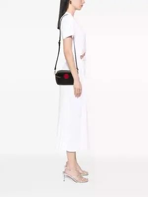 Fendi 2010-2026 Mini Leather Stamp Patch 1974 Camera Bag Crossbody Bag
