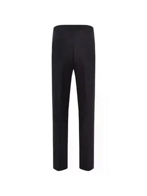 LARDINI Drawstring-fastening Pressed-crease Trousers