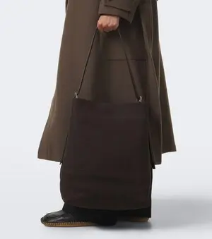 LEMAIRE Belted Leather Tote Bag