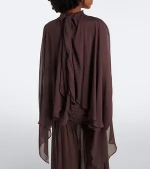 DE LA VALI Mia Chiffon Top