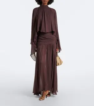 DE LA VALI Mia Chiffon Top