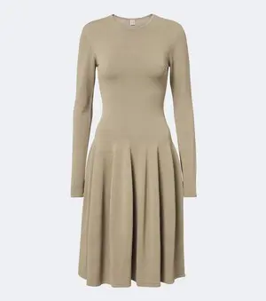 TOTEME Knitted Midi Dress - Beige