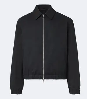 AMI Paris De Coeur Cotton Blouson Jacket - Black