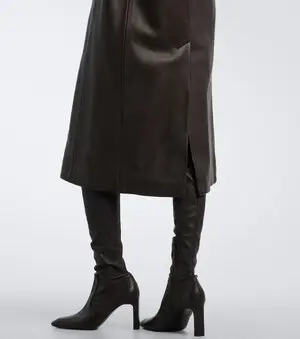 TOTEME Raglan Leather Coat