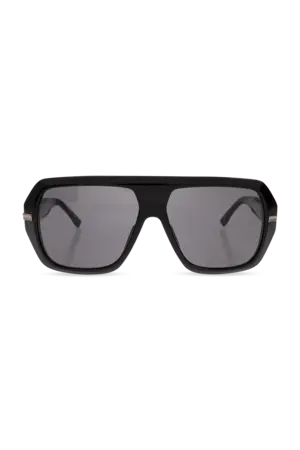 Dsquared2 Rectangular Sunglasses With Silver Tone Temple Detail