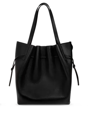 Yuzefi Leather ‘scallop’ Bag - Black