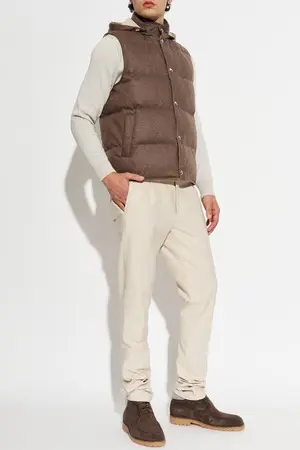 Eleventy Cashmere Vest - Brown