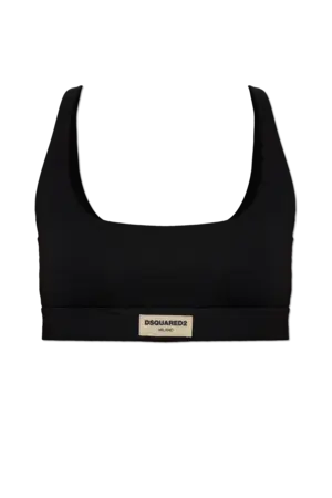 Dsquared2 Bra With Logo - Black