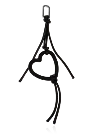 ALLSAINTS Leather Keyring ‘heart