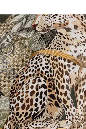 FERRAGAMO Silk Scarf - Green