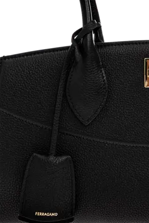 FERRAGAMO Leather Bag "studio Soft Medium