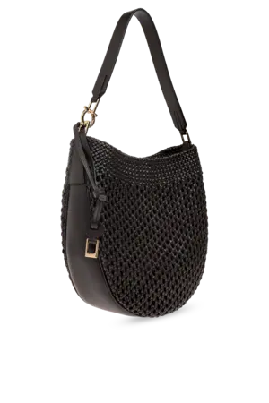 FERRAGAMO Leather "hobo Smile Medium" Bag