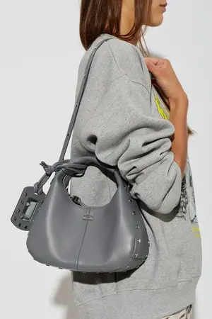 GANNI Eco Leather Bag Finished With Studs