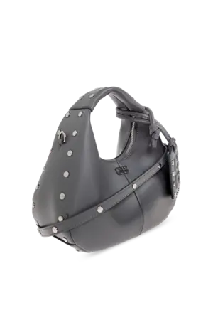 GANNI Eco Leather Bag Finished With Studs