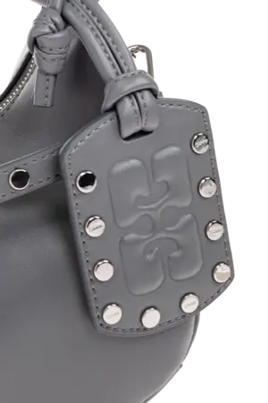GANNI Eco Leather Bag Finished With Studs