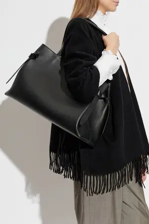 Yuzefi Leather ‘gyoza’ Bag - Black