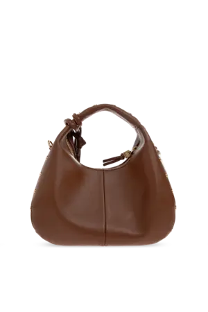 GANNI Eco Leather Bag Finished With Studs