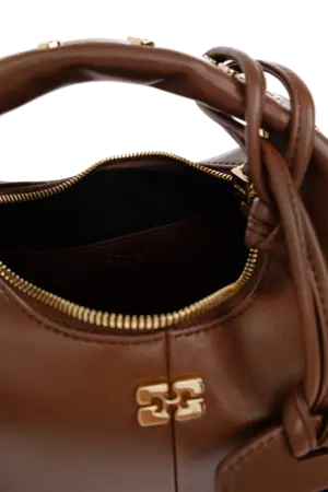 GANNI Eco Leather Bag Finished With Studs