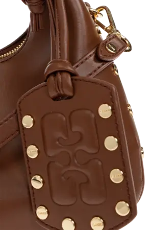 GANNI Eco Leather Bag Finished With Studs