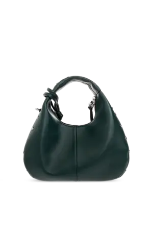 GANNI Eco Leather Bag Finished With Studs