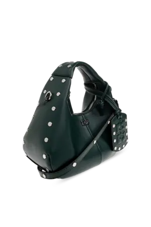 GANNI Eco Leather Bag Finished With Studs